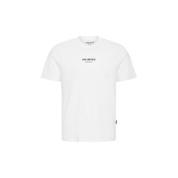 Blend Herren Rundhalsshirt "Rundhalsshirt BHStema", wei&szlig;, Gr. M, Obermaterial: 100% Baumwolle CO., Shirts