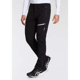 CMP Herren Softshellhose "MAN PANT", schwarz, Gr. 56, Softshell, Obermaterial: 96% Polyester, 4% Elasthan. Futter: 100% Polyester, Hosen