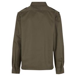 Brandit Herren Langarmhemd "Brandit Herren US Shirt"olive, Gr. XXXL, unifarben, 80% Polyester, 20% Baumwolle, Hemden