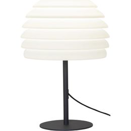Parforce Traditional Hunting Au&szlig;en-Stehlampe &raquo;Tischlampe Rhodos&laquo; E27 1 Stk. E27-Fassung f&uuml;r frei w&auml;hlbares Leuchtmittel, max 40W, 3m Kabel, IP65 wei&szlig; 1, &Oslash; 37cm H: 51,5cm, 1 Stk.
