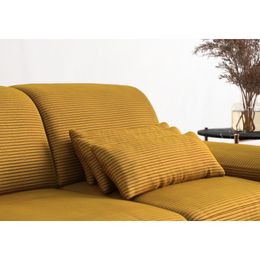 Sit & More sit&more Sofakissen &raquo;Cabana&laquo; wahlweise 2er- oder 3er-Nierenkissen-Set gelb 100% Polyester B/H/T: 65cm x 25cm x 10cm, Breitcord, 3er-Set