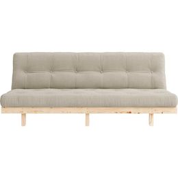 Karup Design Schlafsofa &raquo;Lean&laquo; mit Bettfunktion und Futonmatratze beige 80% Baumwolle + 20% polyester B/H/T: 190cm x 73cm x 99cm, Baumwollmix