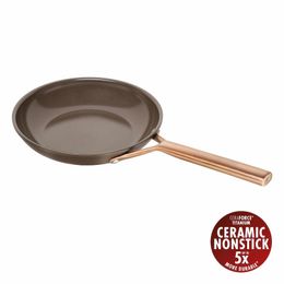 Zwilling Bratpfanne &raquo;Milano&laquo; Aluminium 1 tlg. Keramik-Antihaftbeschichtung, Induktion, Made in Italy braun &Oslash; 24cm + H&ouml;he 7,4cm