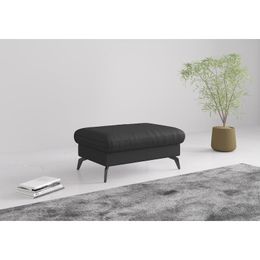 Sit & More sit&more Polsterhocker &raquo;Morris&laquo; mit praktischen Stauraum schwarz B/H/T: 103cm x 44cm x 69cm, NaturLEDER ,mit Stauraum