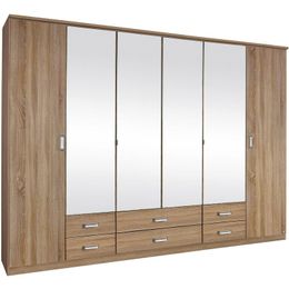 Rauch Kleiderschrank &raquo;Schrank Dreht&uuml;renschrank Garderobe Ankleide Schlafzimmerschrank GANDRA&laquo; Breiten 136/181/226/271 cm, H&ouml;he 212 cm, mit Oberkranz 