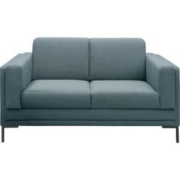 LOOKS by Wolfgang Joop 2-Sitzer &raquo;LOOKS VII&laquo; klare Linien, edles Design blau 100% Polyester B/H/T: 155cm x 82cm x 90cm, Struktur