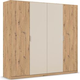 Rauch Dreht&uuml;renschrank &raquo;Monza&laquo; in trendigen Farbkombinationen, mit viel Stauraum braun Holzwerkstoff B/H/T: 226cm x 210cm x 54cm