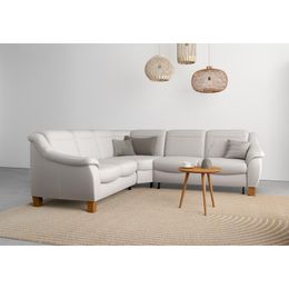 OTTO home Ecksofa &raquo;Caldera L-Form&laquo; Federkern, optional Kopfteilverstellung, Schlaffunktion & Bettkasten silber 98% Polyester 2% Polyamid B/H/T: 270cm 