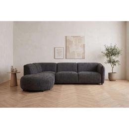 Home Affaire Ecksofa &raquo;OSTRUP Rundsofa, L-Form, Naturt&ouml;ne, Boucle oder Chenille&laquo; Breite 273 cm, organische Form mit sanften Rundungen 100% Polyester B/
