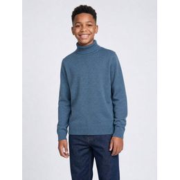 PETROL INDUSTRIES Feinstrick-Rollkragenpullover Steelshore in Blau | Gr.: 140