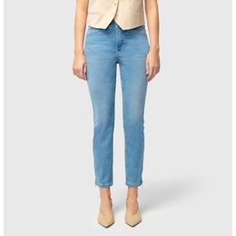 MAC Damen MAC 7/8-Jeans &raquo;Dream Chic&laquo; verk&uuml;rzte Form mit Rei&szlig;verschluss blau 34, L&auml;nge 27