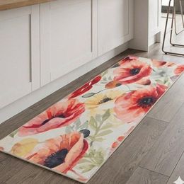 Sehrazat K&uuml;chenl&auml;ufer &raquo;CAIMAS 7025&laquo; rechteckig 6 mm H&ouml;he Waschbarer Teppich &ndash; pflegeleicht und ideal f&uuml;r den Alltag B : 65cm 1 Stk., 6mm, L: 180cm