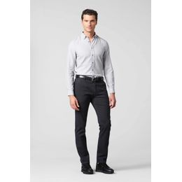 MEYER Herren Chinos "Bonn", grau, Gr. 30, unifarben, 98% Baumwolle, 2% Elasthan, Hosen, mit Stretch-Dehnbund