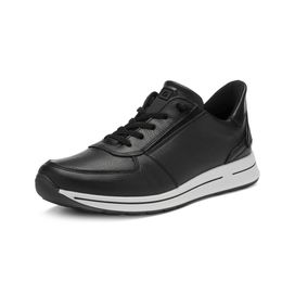 Ara Damen Slip-On Sneaker "OSAKA", Gr. 5, schwarz-wei&szlig;, Glattleder, unifarben, Schuhe, Keilsneaker, Slipper mit Easy2Go-Einschlupf, H-Weite