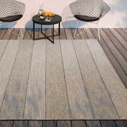 Villeroy & Boch Teppich &raquo;Isabella&laquo; rechteckig 8 mm H&ouml;he In-& Outdoor, Flachgewebe, wetterfest, Terrasse, Balkon, natur, modern braun Polypropylen B : 115cm 1 Stk., 