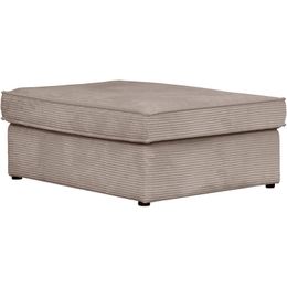 OTTO home Polsterhocker &raquo;Florid&laquo; einzeln stellbar oder als Teil eines Modulsofas, auch in Cord grau 100% Polyester B/H/T: 100cm x 43cm x 80cm, Cord