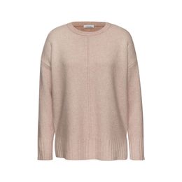Lascana Damen Rundhalspullover, rot, Gr. 52, unifarben, Strick, Obermaterial: 53% Polyester, 37% Polyacryl, 10% Polyamid, Pullover, aus supersofter