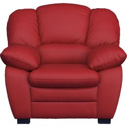 COTTA Sessel &raquo;Casino, B.110 cm, bis 120 kg belastbar&laquo; Polstergarnitur, auch als Set erh&auml;ltlich 100% Polyester Kunstleder SOFTLUX , B/H/T: 110cm x 88cm