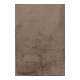 Kayoom Hochflor-Teppich &raquo;Emperor 525&laquo; rechteckig 23 mm H&ouml;he weicher Hochflor, Fell Haptik, Wohnzimmer braun Polyester B : 200cm 1 Stk., 23mm, L: 290cm