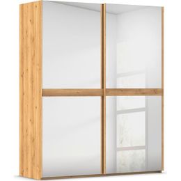 Rauch Schwebet&uuml;renschrank &raquo;Kleiderschrank Schrank Garderobe Schlafzimmerschrank SCALE-LINE&laquo; edle Optik mit Bauchbinde in Korpusfarbe Spiegelfront MADE