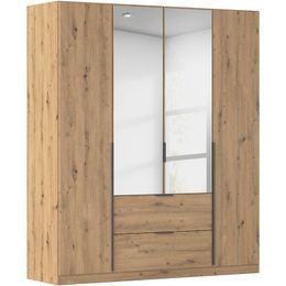 OTTO home Dreht&uuml;renschrank &raquo;Kleiderschrank Schrank Garderobe AGORDO mit Dekor- oder Hochglanzfront&laquo; in zwei Griff-Farben, Breiten 91-360 cm, mit 