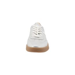 Tom Tailor Damen Sneaker "Tom Tailor Sneaker Low", Gr. 42, silber, Leder, unifarben, Schuhe