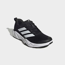 Damen Trainingsschuh "RAPIDMOVE GO", adidas Performance, Gr. 40, schwarz-wei&szlig;, Textil, Schuhe, ideal f&uuml;r Gym und Fitnessstudio