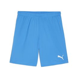 Puma Herren Trainingsshorts "TEAMGOAL SHORTS", blau, Gr. S, unifarben, Interlock, Obermaterial: 100% Polyester, Hosen, aus Polyester, kniefrei, mit