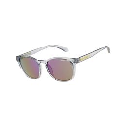 Superdry Herren Sonnenbrille &raquo;Modell 996097&laquo; Form Karree/Soft, Logoschriftzug auf B&uuml;gel, Injectionfassung silber Einheitsgr&ouml;&szlig;e