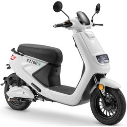 Luxxon E-Motorroller &raquo;E2100&laquo; bis zu 50 km Reichweite, mit Stra&szlig;enzul., 2 Sitzpl&auml;tze, f&uuml;r Erwachsene wei&szlig; Maximaler Fahrspa&szlig; bei einer Reichweite von bis zu 