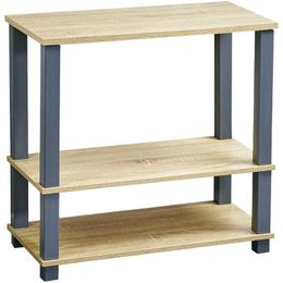 Kesper Ablageregal &raquo;Kesper Regal FSC Eichedekor&laquo; braun Holzwerkstoff B/H/T: 60cm x 58,5cm x 29,5cm, 2 Stk.