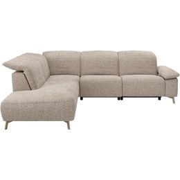 Musterring Ecksofa &raquo;MR 370, intelligenter Komfort im modernen Design&laquo; Optionale Relaxfunktion, flexible Kopfteile & klappbare Armlehnen 8% Baumwolle, 92% 