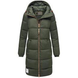 Marikoo Winter Coat female size XL Copper / Khaki / White