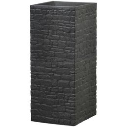 Scheurich Blumentopf &raquo;54/247 MURETTO HIGH&laquo; schwarz B/H/T: 26cm x 59cm x 26cm