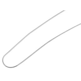 Adelia&acute;s ADELIA ́S Damen Kette ohne Anh&auml;nger "Halskette &ndash; Schlangenkette aus Edelstahl", 40, Edelstahl, silber, Edelstahl, Halsketten, Ein kleines Geschenk mit