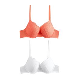 next BH Damen Gr&ouml;&szlig;e 70 orange / wei&szlig;