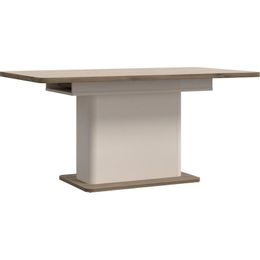 FORTE Esstisch &raquo;Lacetti&laquo; Einfacher Auszug auf 2,00 mtr. beige B/H/T: 160cm x 76,4cm x 90cm