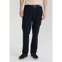 FELIX HARDY Herren Leinenhose "Leinenhose", schwarz, Gr. M, 70% Baumwolle, 30% Leinen, Hosen