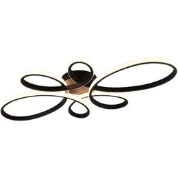 Trio Leuchten LED Deckenleuchte &raquo;FLY, Deckenlampe LED 32W 3900 Lumen warmwei&szlig; 3000K 3-Stufen dimmbar&laquo; LED-Board 1 Stk. Warmwei&szlig; Ma&szlig;e 83x45 cm, LED 