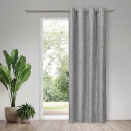 GERSTER Vorhang &raquo;Karima&laquo; &Ouml;sen 1 Stk. tlg. SB-&Ouml;senschal "Karima" grau Polyester 245cm, &Ouml;sen, 145cm