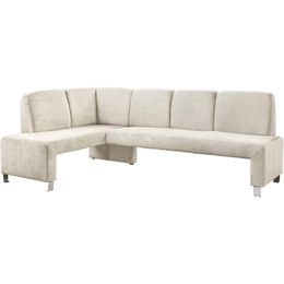 exxpo - sofa fashion Eckbank &raquo;Intenso, viele Bezugsstoffe Cord, Struktur 243/158 cm (B/T)&laquo; hohe Bodenfreiheit, frei im Raum stellbar, hoher 