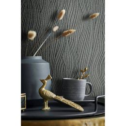 marburg Vliestapete &raquo;Serene Stripes&laquo; Streifen moderne Tapete f&uuml;r Wohnzimmer Schlafzimmer K&uuml;che grau Vlies B/L: 0,53m x 10,05m, Rollen: 1