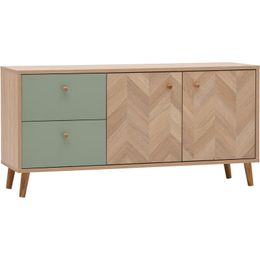 Schildmeyer TV-Board &raquo;Visby, Lowboard,melaminharzbeschichtet, Made in Germany, B: 109 cm&laquo; 1 Stk. tlg. Solide Verarbeitung - Dieses Produkt ist in Deutschland 