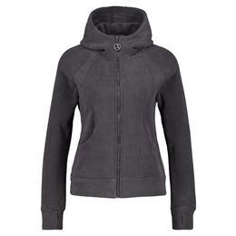 alife and kickin Fleecejacke Kapuze AyuAK F in graphite grey | Gr.: S