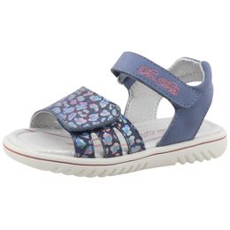 Tom Tailor M&auml;dchen Sandale, Gr. 32, bunt, Lederimitat, Textil, kontrastfarbene Details, Schuhe, Sommerschuh, Klettschuh, Kinderschuh mit bunten
