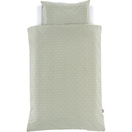 Tr&auml;umeland Babybettw&auml;sche &raquo;Jersey Kuschelhase&laquo; 2 Stk. mit Allover-Print gr&uuml;n Jersey, Obermaterial: 100% Baumwolle B/L: 100cm x 135cm, 1 Stk., 1 Stk., Jersey, B/L