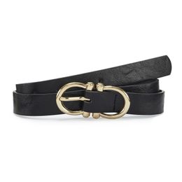Lascana Damen H&uuml;ftg&uuml;rtel "Hoseng&uuml;rtel, Anzugg&uuml;rtel, Jeansg&uuml;rtel, G&uuml;rtel f&uuml;r Jeans & Hosen", schwarz, Gr. 95, unifarben, Lederimitat, G&uuml;rtel, im