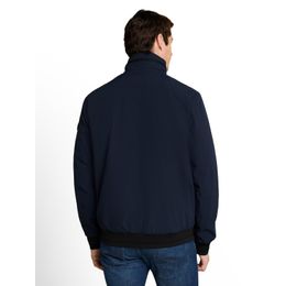 Tom Tailor Herren Blousonsky captain blau, Gr. S, unifarben, Sweatware, Obermaterial: 100% Polyester. Futter: 100% Polyester, Jacken, Sweatjacke mit