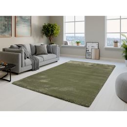 OCI DIE TEPPICHMARKE Teppich &raquo;KOMFORT, auch als L&auml;ufer und in Rund&laquo; rechteckig 20 mm H&ouml;he Uni - Hochflor, Langflor, Shaggy, maschinengewebt, robust 