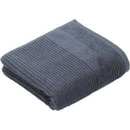Vossen Handtuch &raquo;Tomorrow&laquo; grau Webfrottier, Baumwolle B/L: 50cmx100cm, 2 Stk., Webfrottier